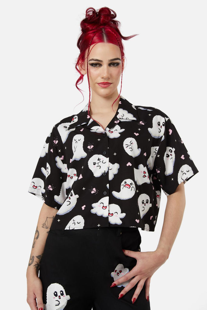 Ghostie Print Blouse – Dangerfield NZ