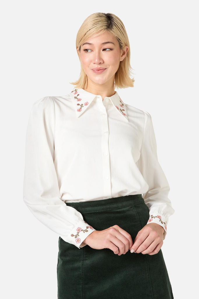 Esmerelda Embroidered Blouse – Dangerfield NZ