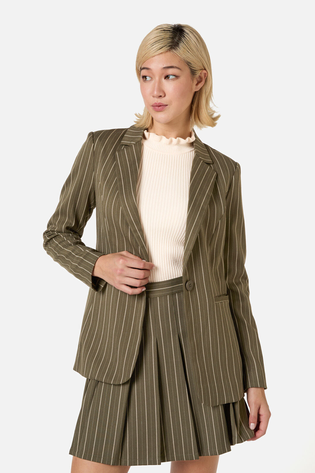 Abby Pinstripe Jacket – Dangerfield NZ