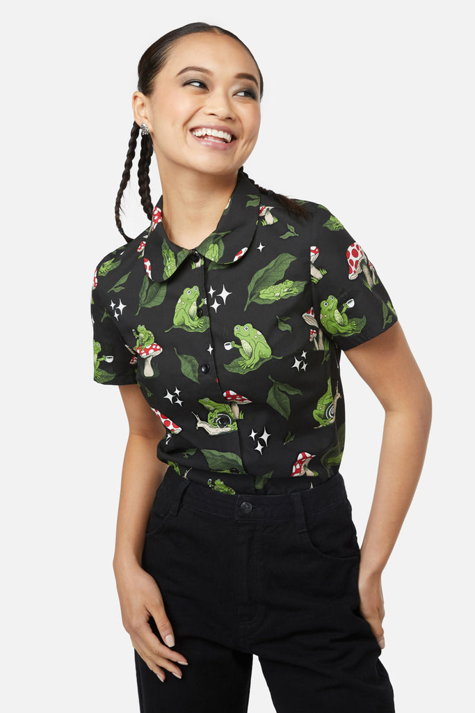 Frog Friends Blouse – Dangerfield NZ