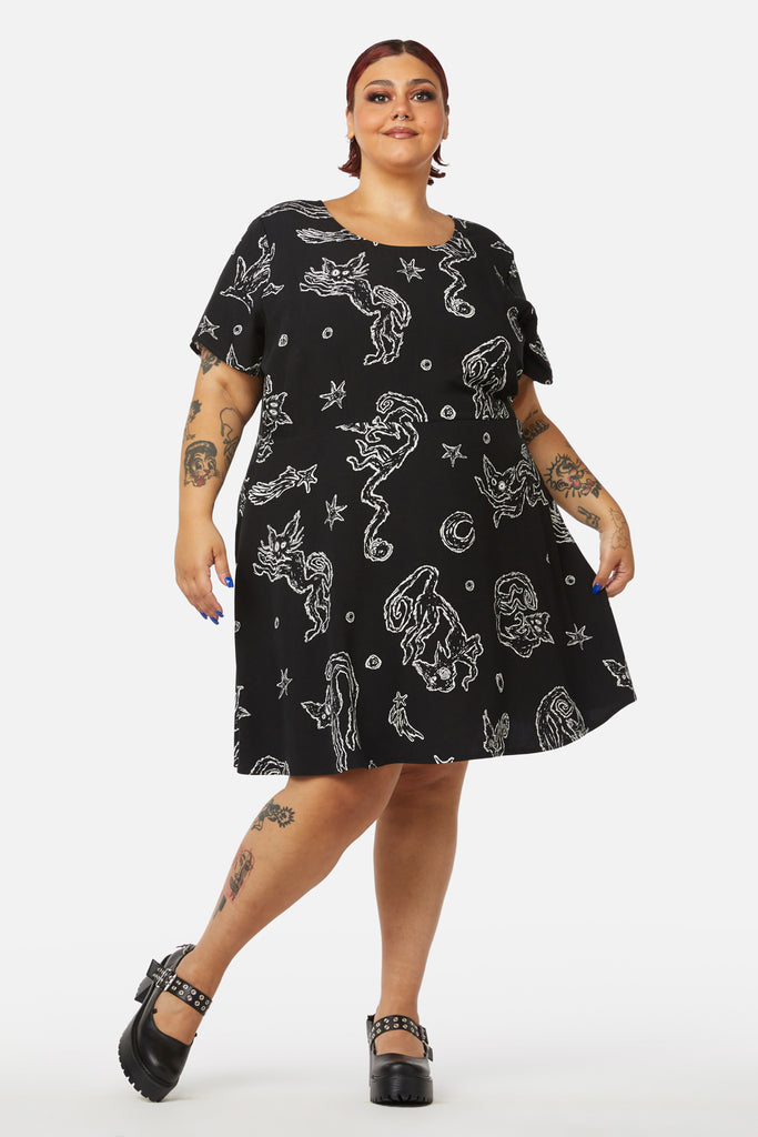 Curve Shadows Dress – Dangerfield NZ