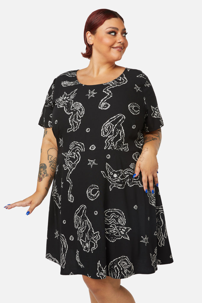 Curve Shadows Dress – Dangerfield NZ