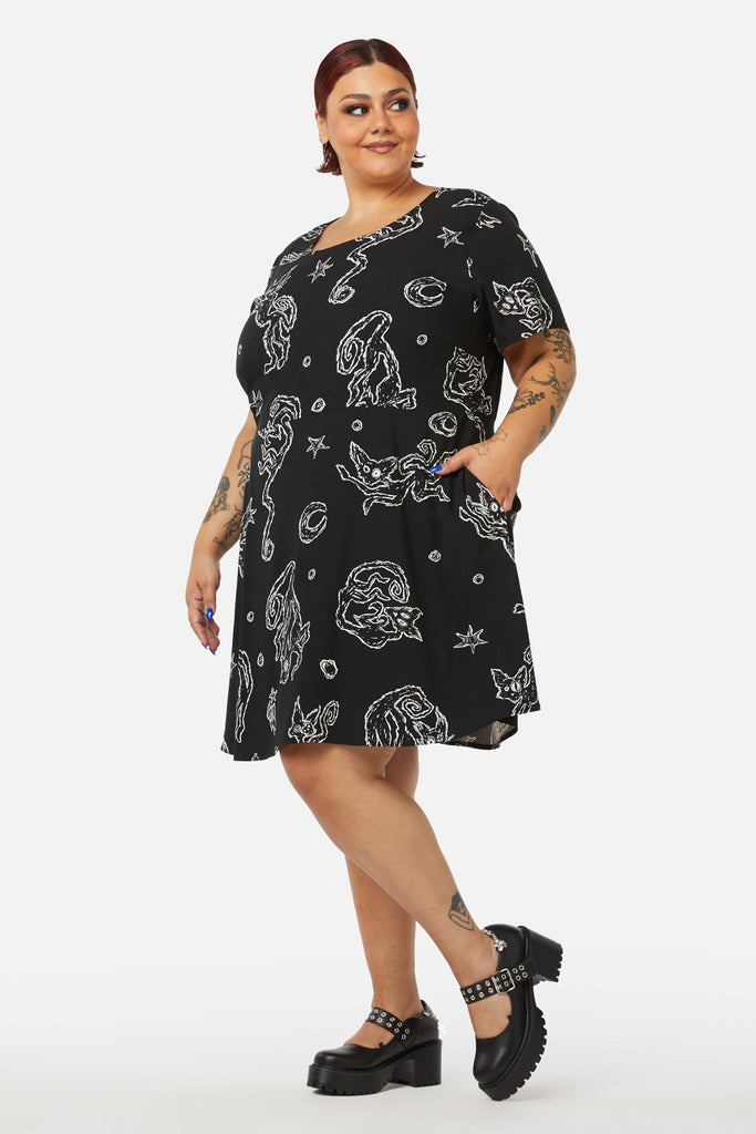 Curve Shadows Dress – Dangerfield NZ