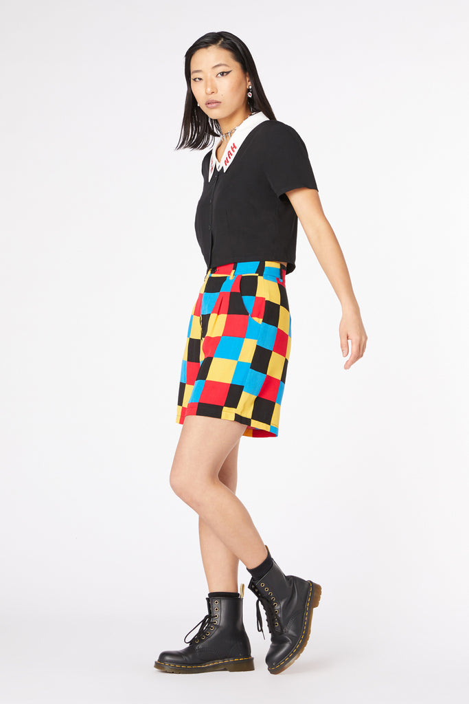 Yeh Nah Crop Viscose Blouse – Dangerfield NZ