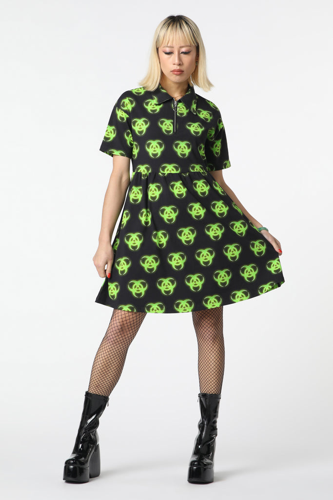 Biohazard Print Smock Dress – Dangerfield NZ
