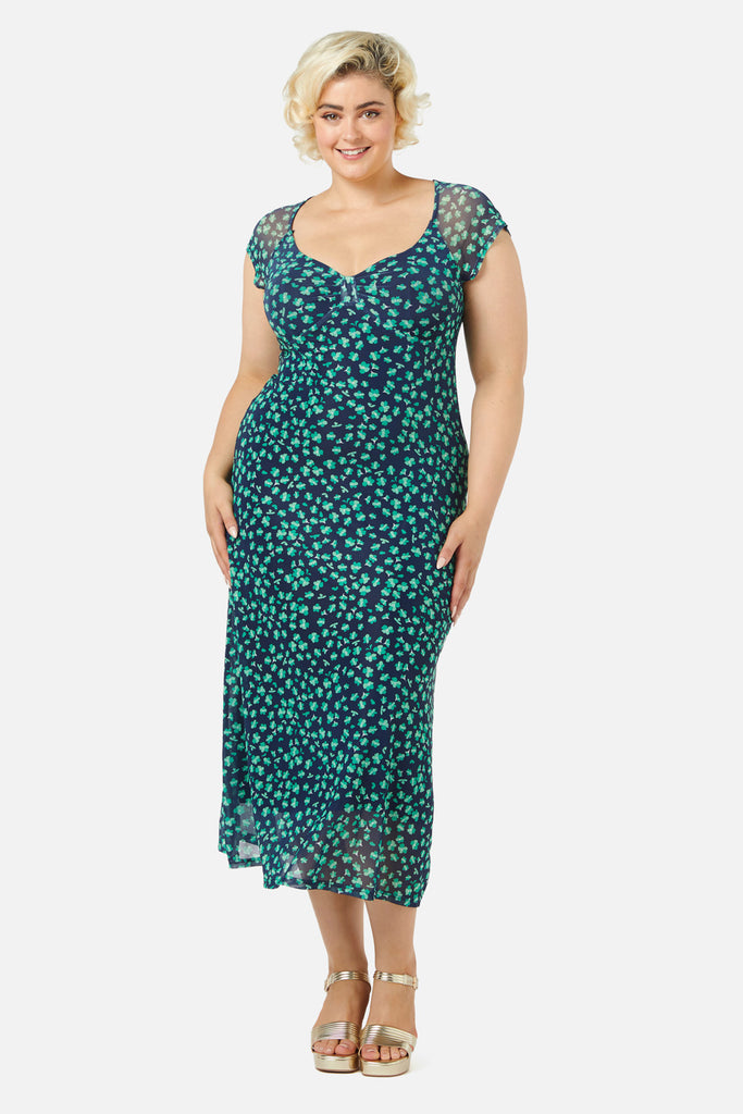 Mille Fleur Mesh Dress – Dangerfield NZ