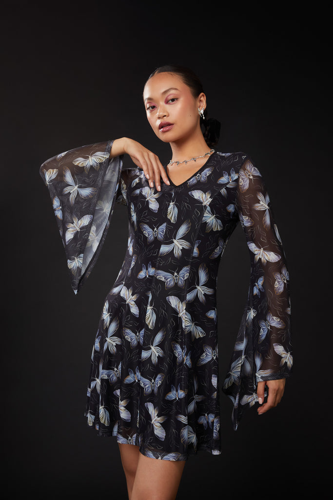 Larvae Mesh Dress – Dangerfield NZ