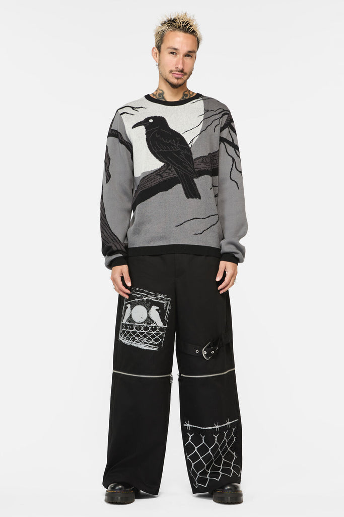 Apollo Crow Scene Knit Jumper – Dangerfield NZ