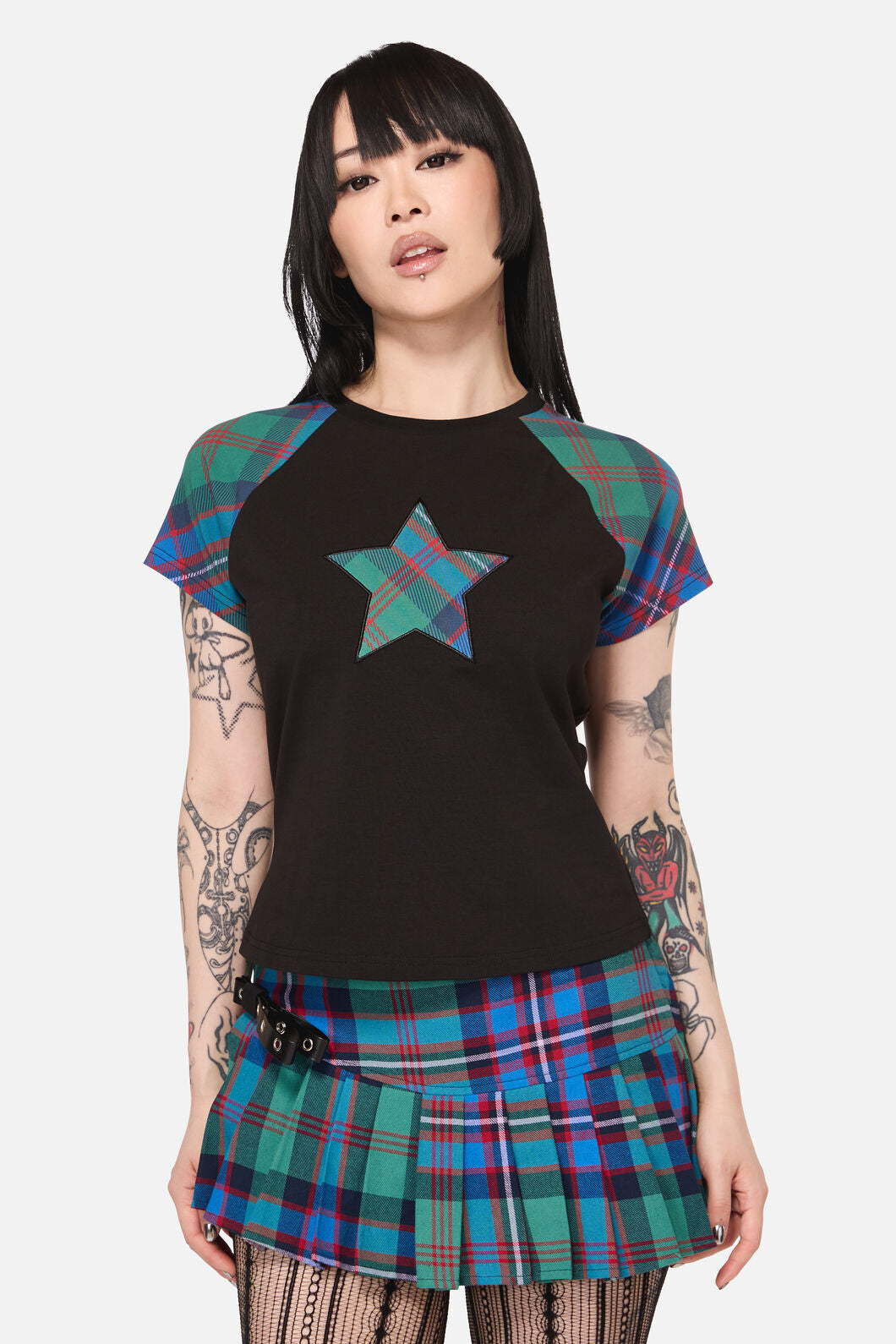 Diablo Goth Tartan Tee – Dangerfield NZ