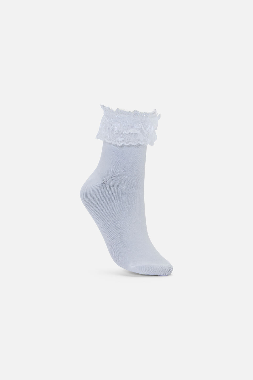White Classic Lace Top Socks – Dangerfield NZ