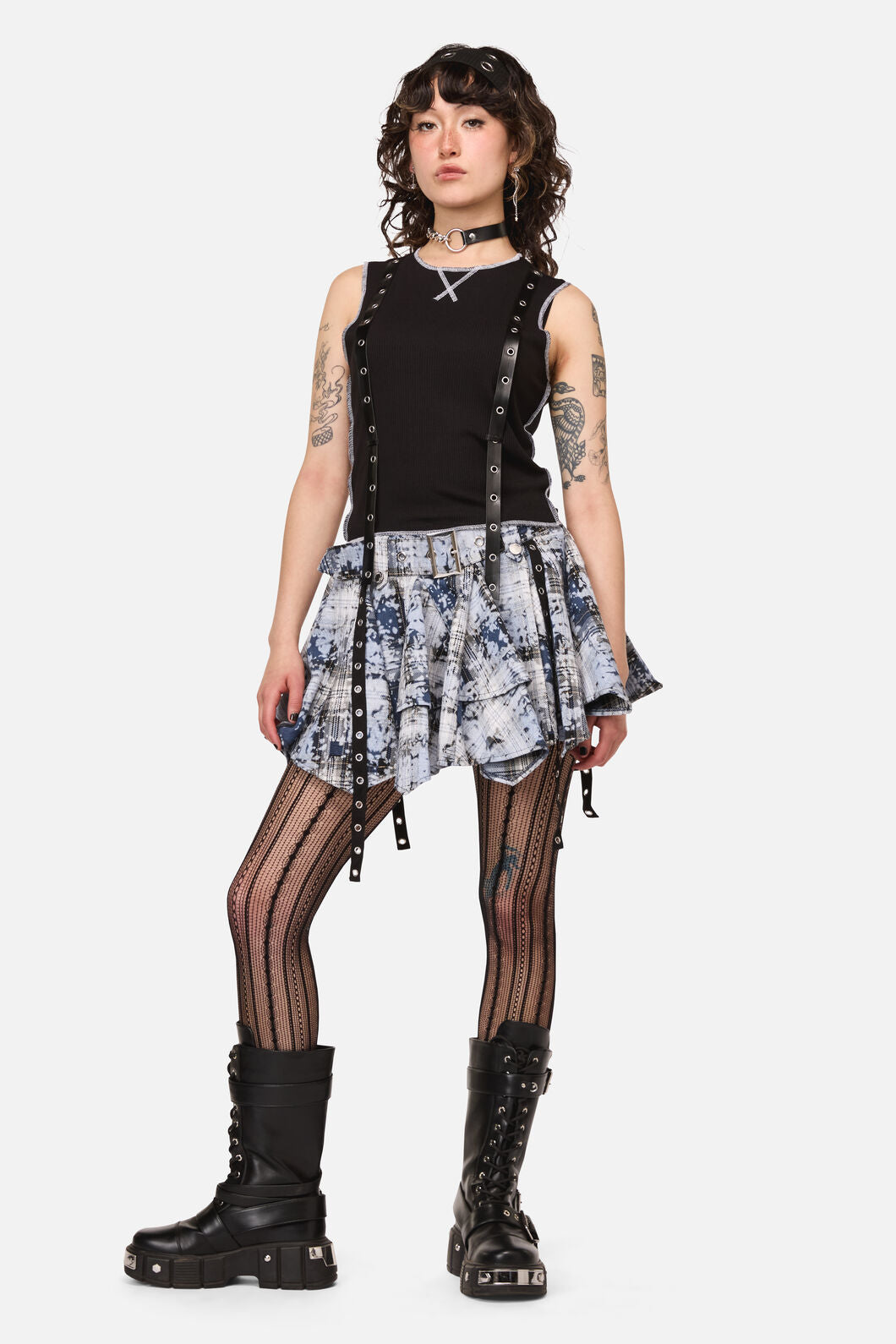 Fiendish Tartan Goth Skort – Dangerfield NZ