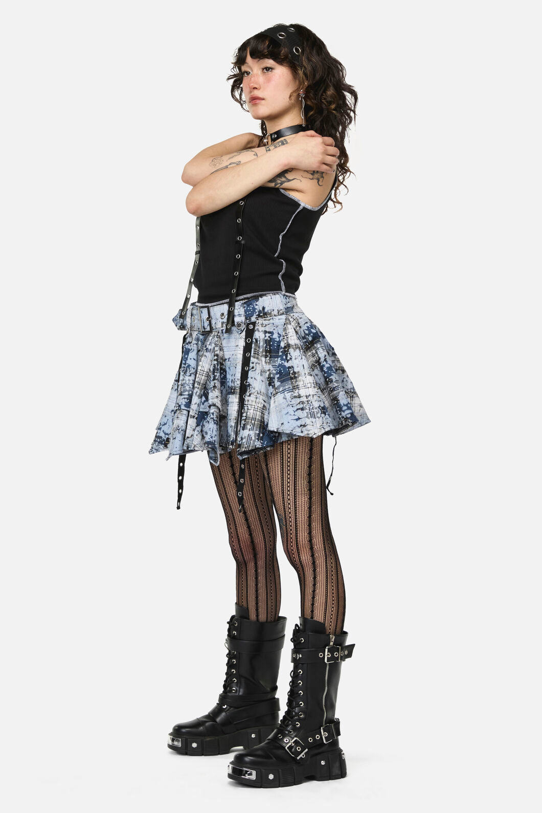 Fiendish Tartan Goth Skort – Dangerfield NZ