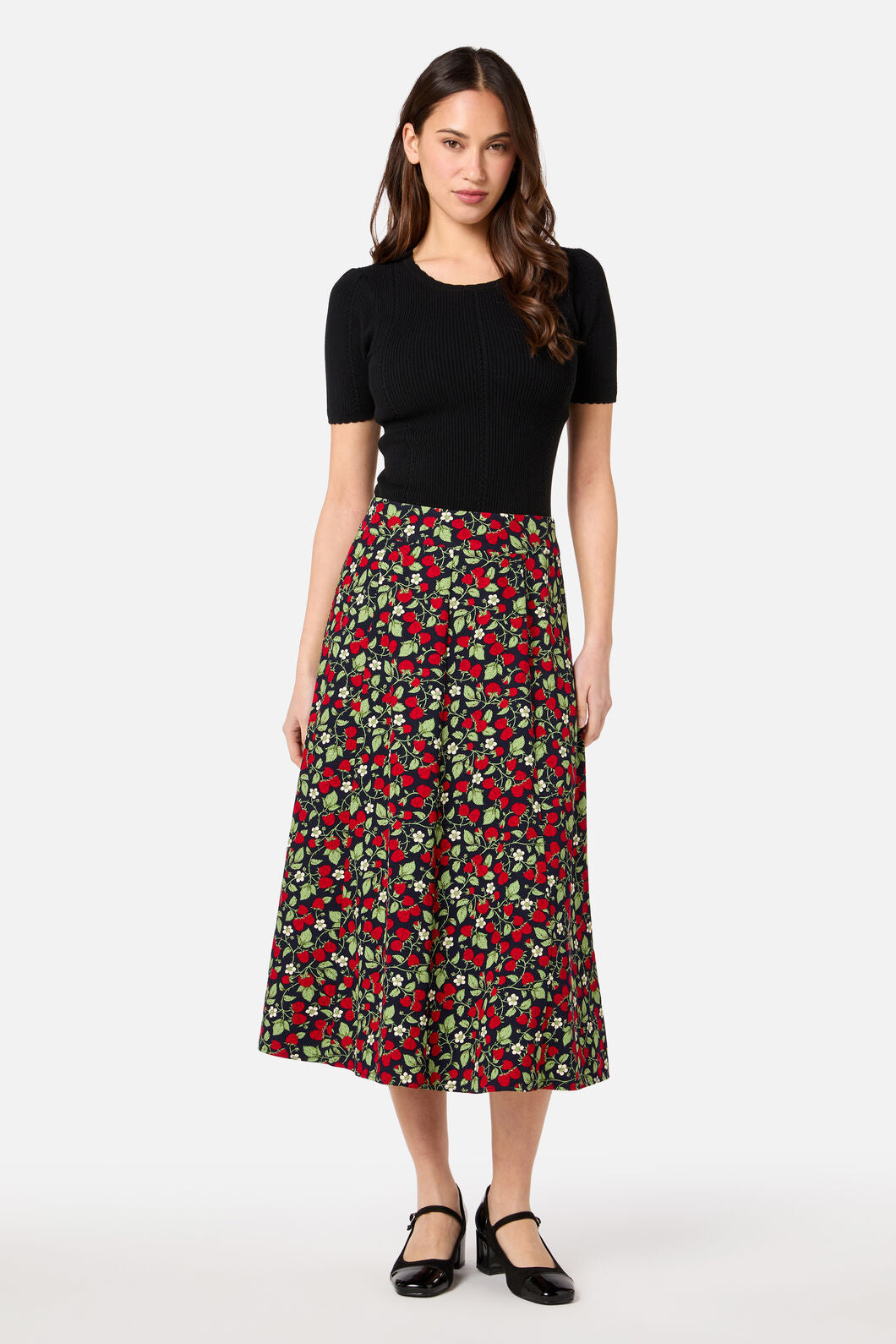 Raspberry Midi Skirt – Dangerfield NZ