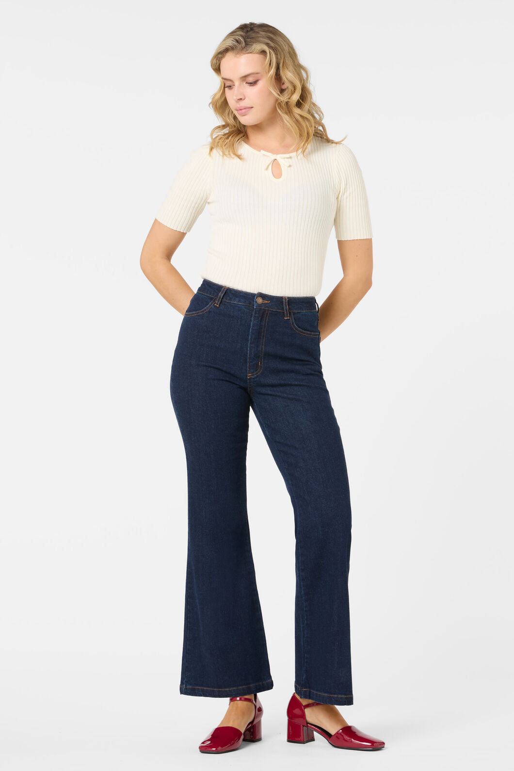 Darcy Denim Flare Jean – Dangerfield NZ