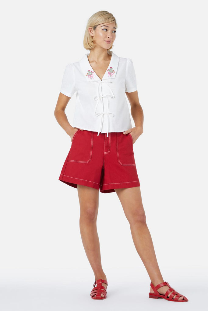 Beautiful Bow Tie Blouse – Dangerfield NZ