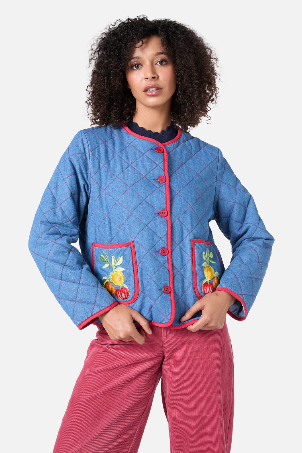 Fruit Emb Quilted Jacket – Dangerfield NZ