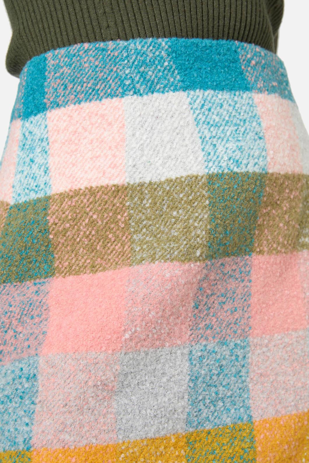 Mandy Pastel Check Skirt – Dangerfield NZ