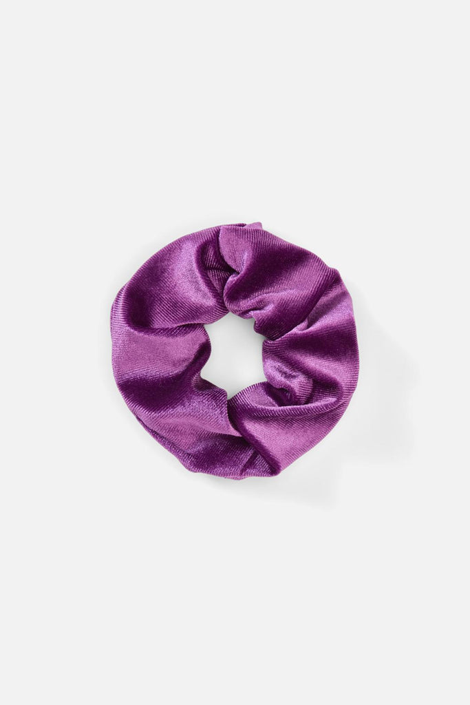 Purple Velvet Scrunchie – Dangerfield NZ