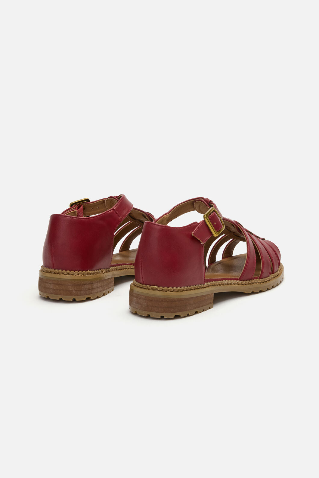 Dark Red Classic Sandal – Dangerfield NZ