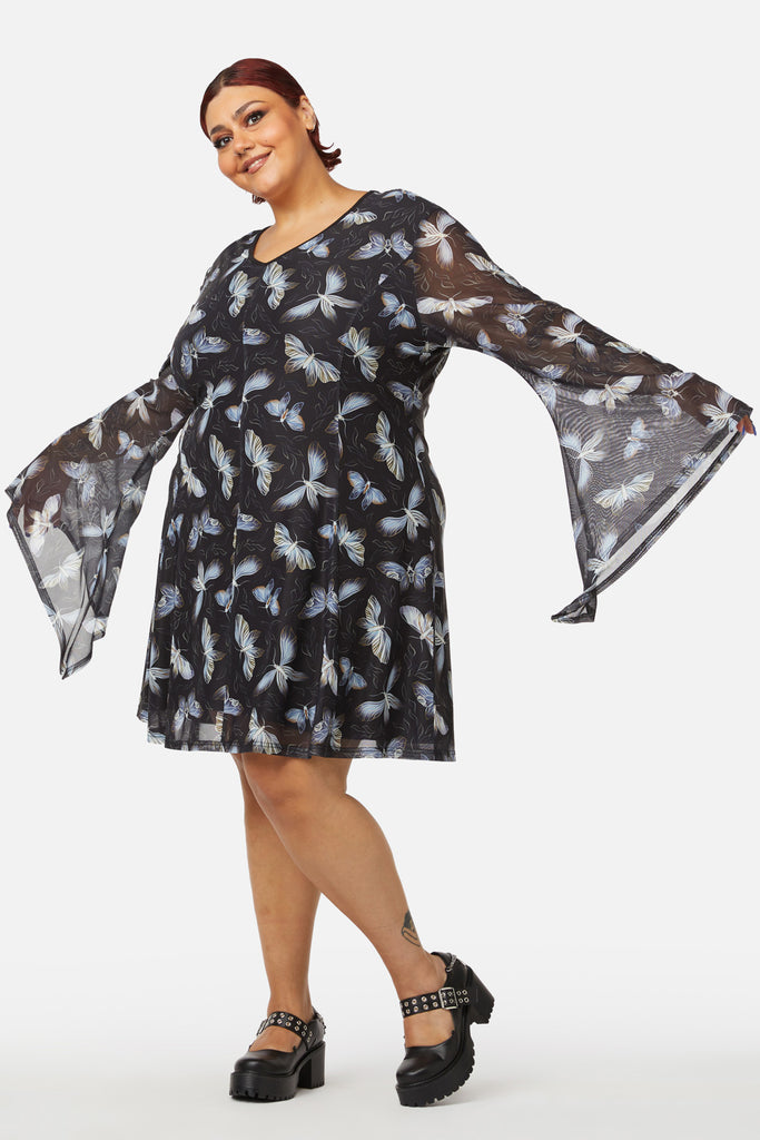Curve Larvae Mesh Dress – Dangerfield NZ